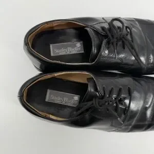 Stanley Blacker | Shoes | Stanley Blacker Mens Black Leather Square Toe ...